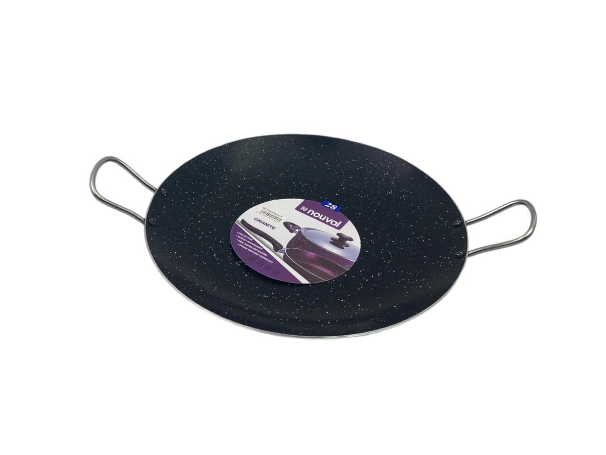 Black Granite Nouval Shallow wok 28 cm – HouzeCart