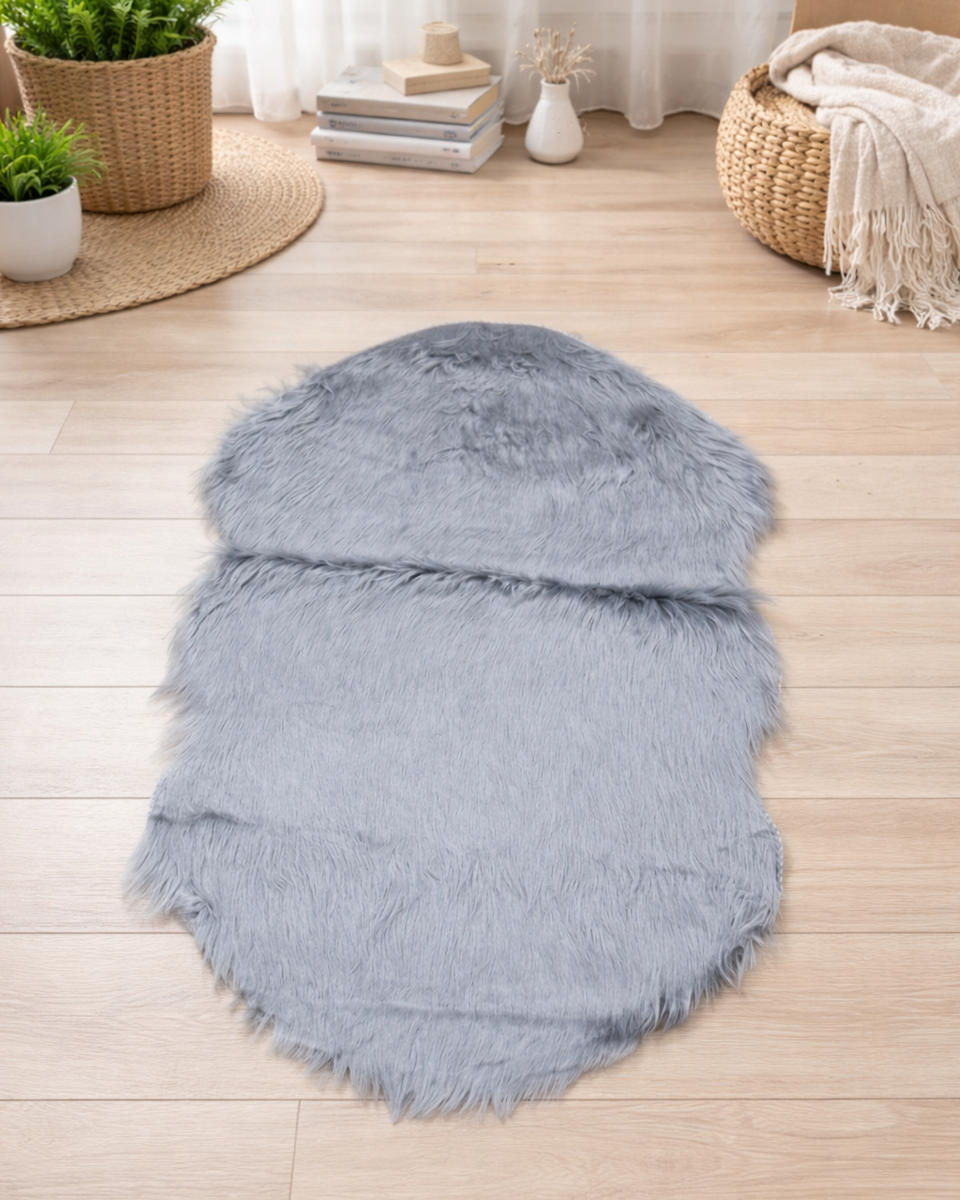Wavy Fluffy Mat 90x60 cm – HouzeCart
