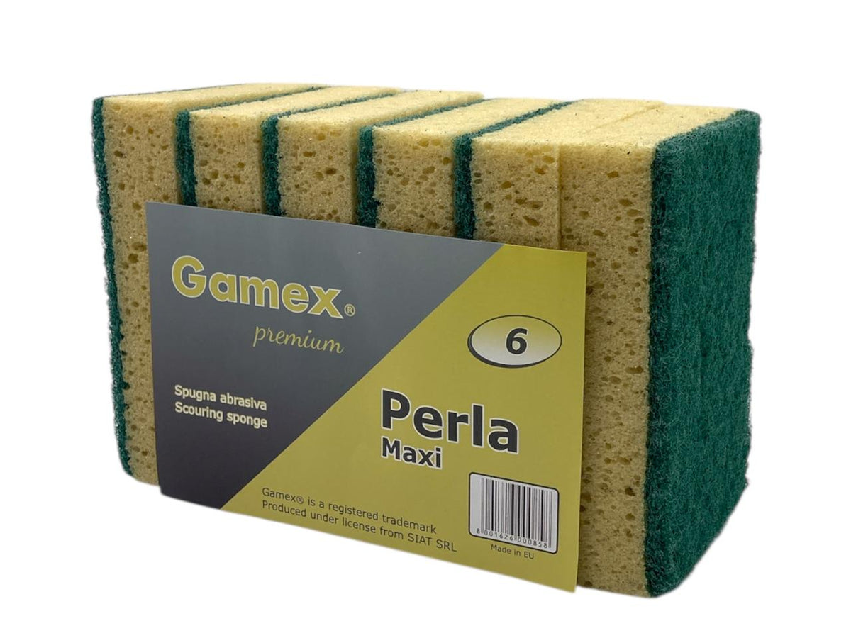 Gamex Premium Scouring Sponge Perla Maxi X6 – HouzeCart