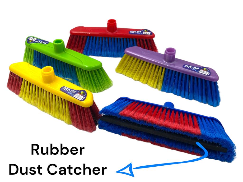 Colored Soft broom Nice with Rubber Dust Catcher – HouzeCart