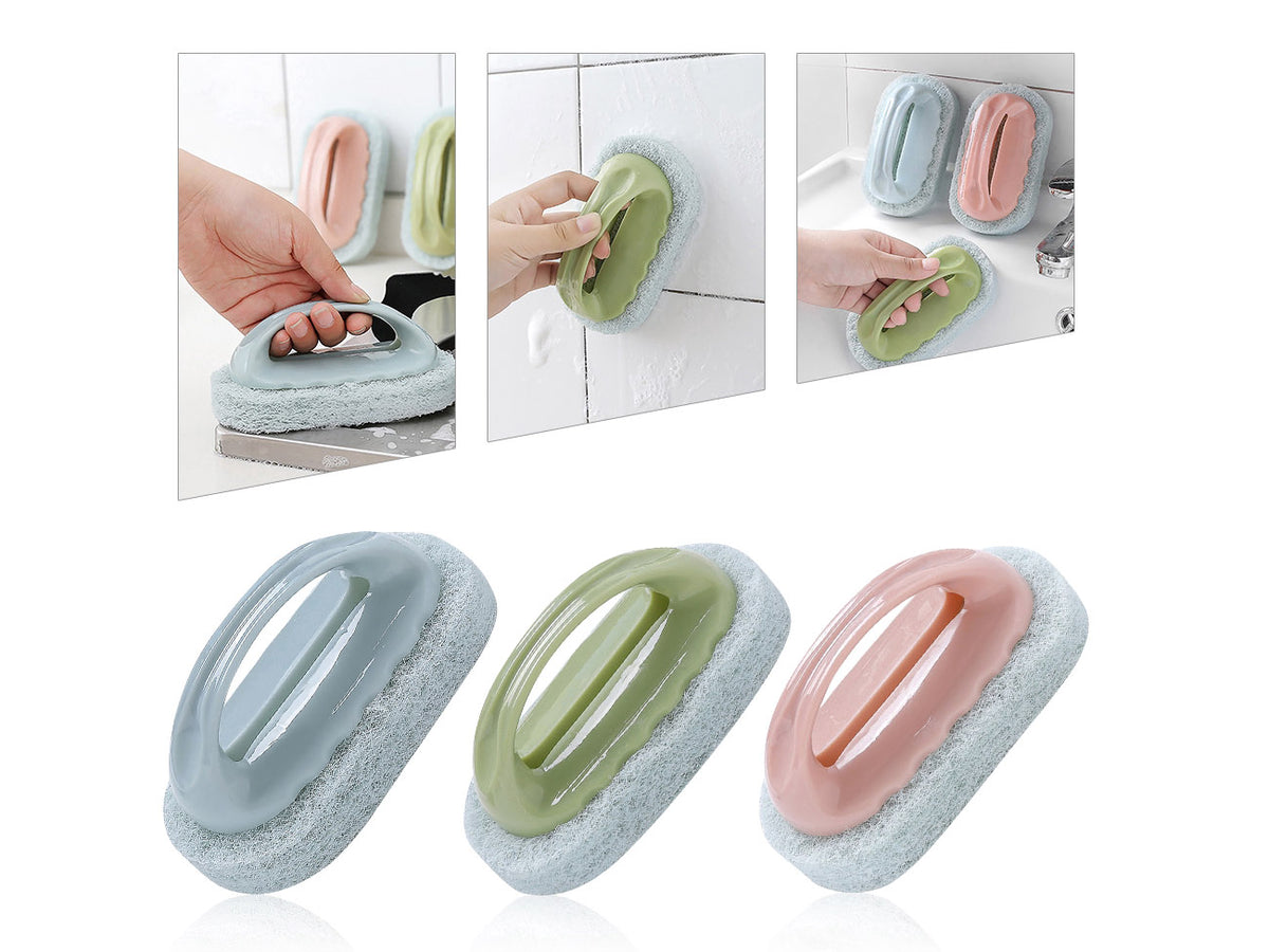 Scourer with plastic handle X3 – HouzeCart