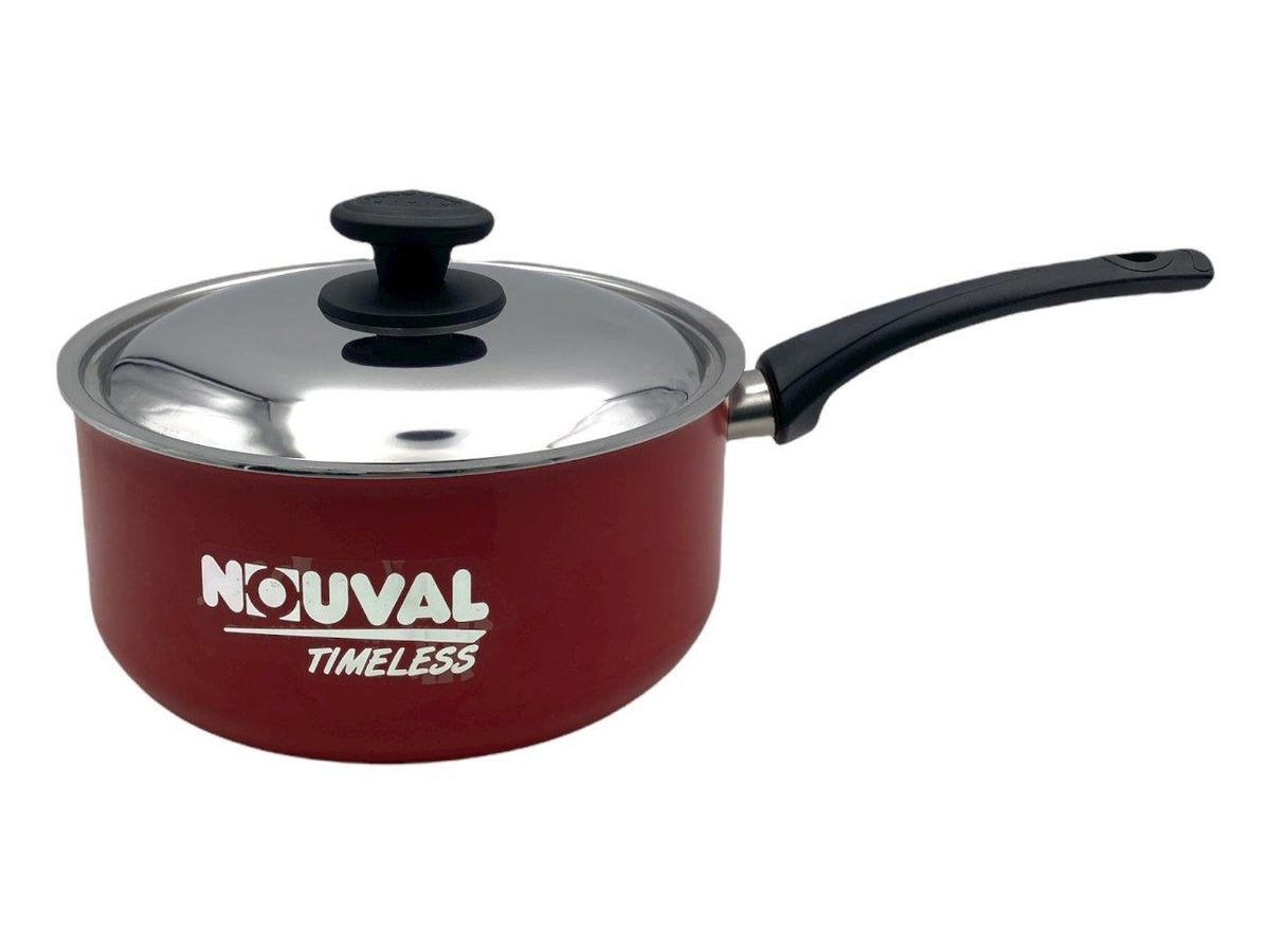 Nouval Sauce pan Red 22 cm – HouzeCart