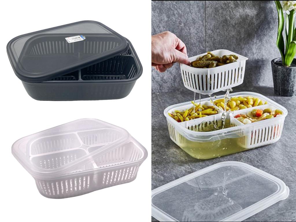 Nare Storage Box Large 3.2 L with 4 Strainers – HouzeCart