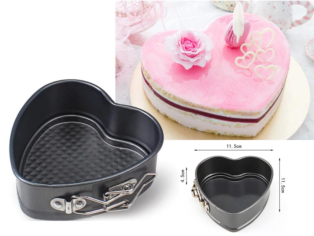 Mini Cheese Cake Mold Heart – HouzeCart