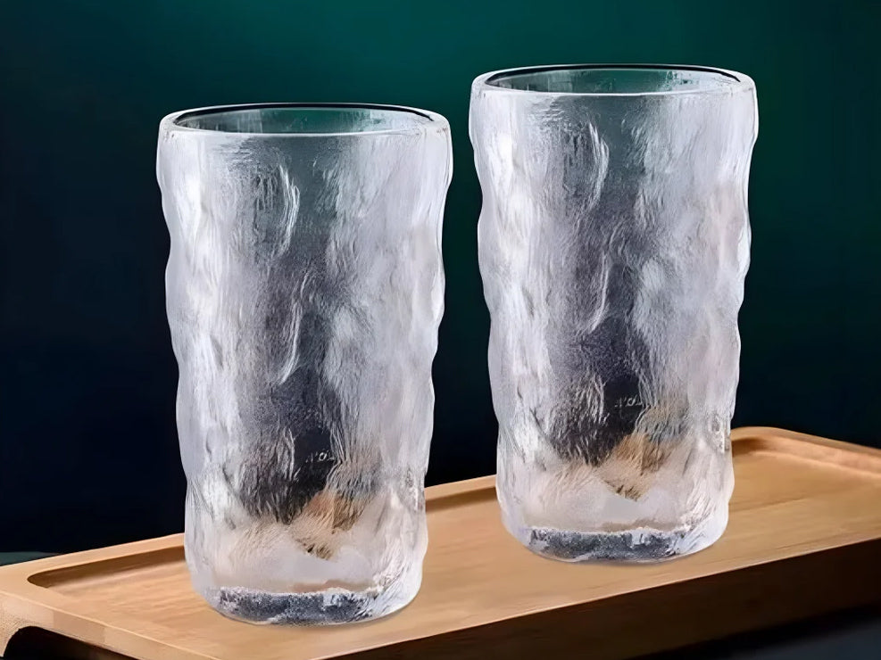 Glacier Glass Long Cup Frosted X6 – HouzeCart