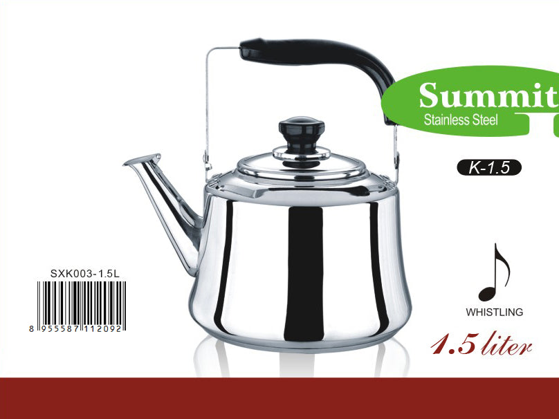 Summit Stainless Teapot; 1.5 lt – HouzeCart