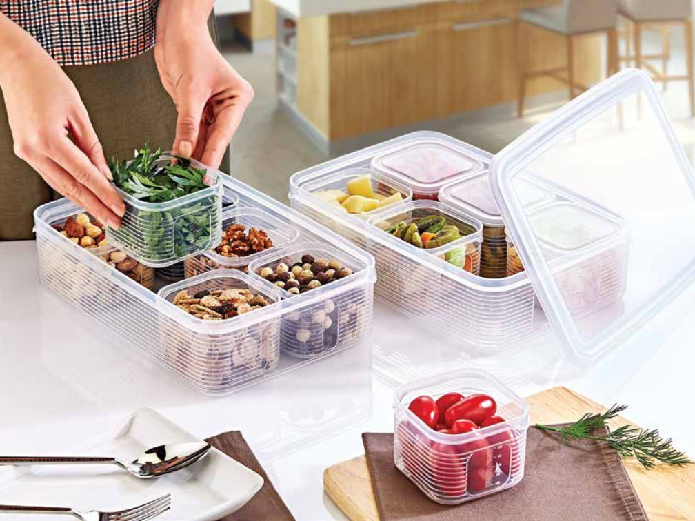 Line Storage Box Set of 7 Pieces: 6+1 3.5L and 6x0.35L – HouzeCart