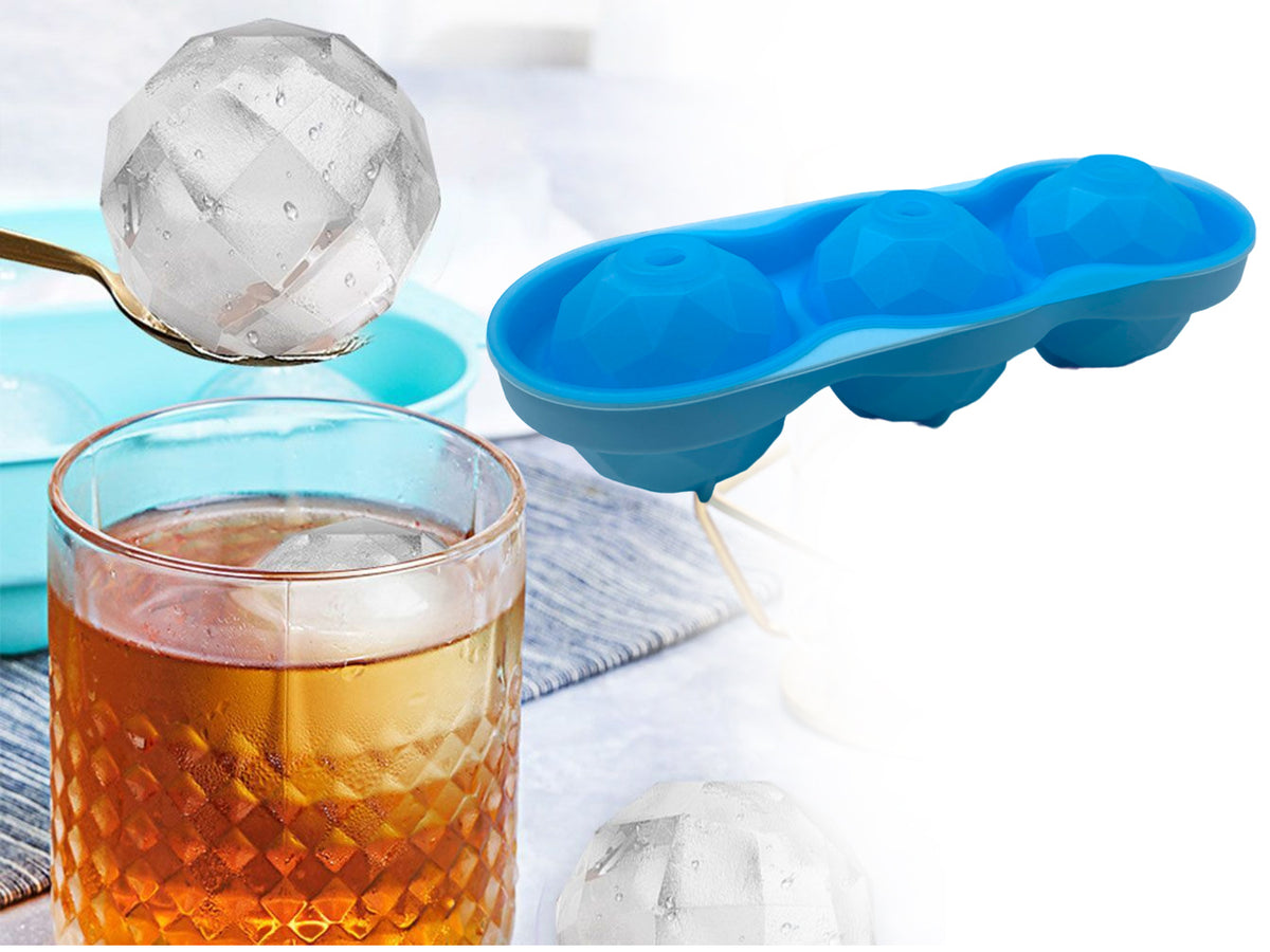 Silicone 3D Ice Ball Mold - 3 Cavities – HouzeCart