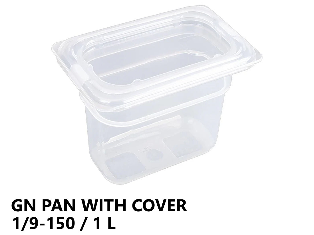 Gastronorm Plastic Storage Container 1/9 150 mm - 1L – HouzeCart