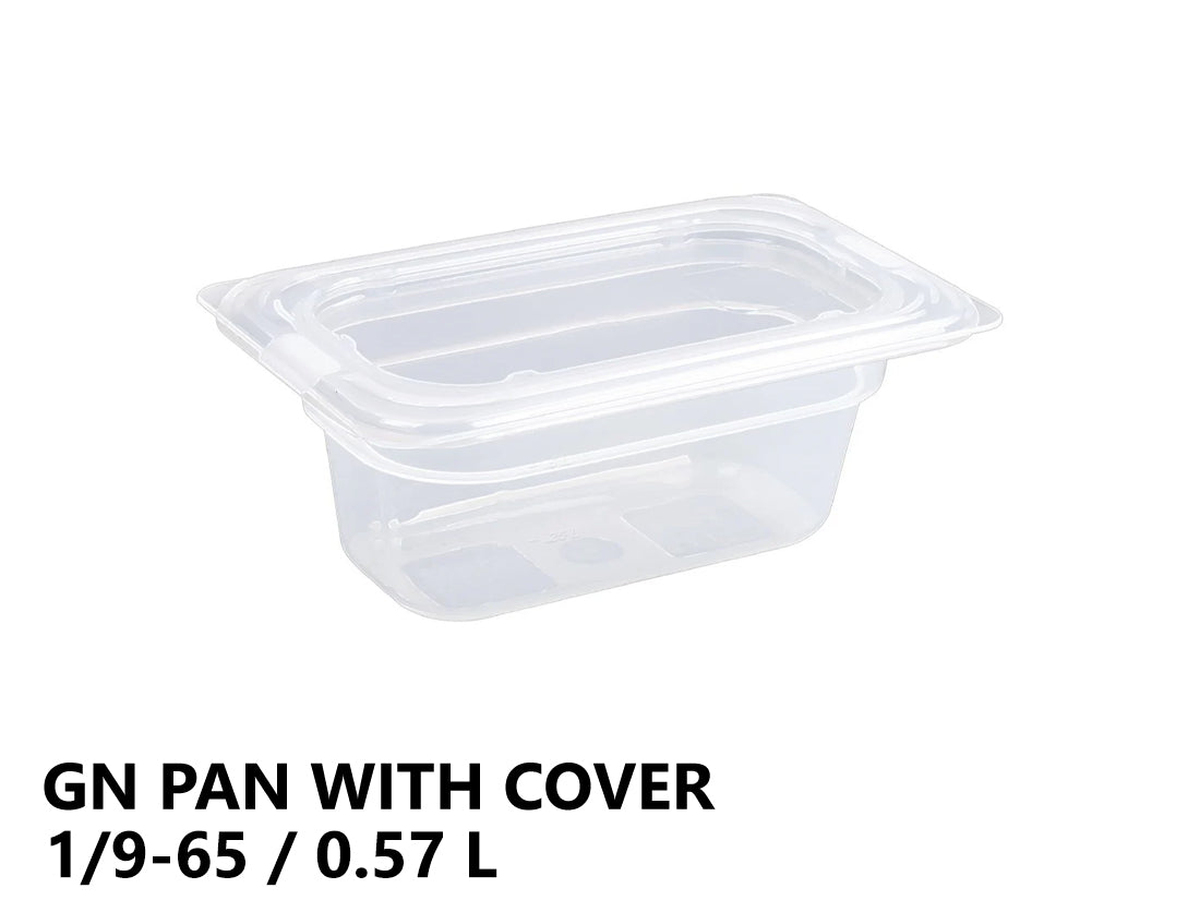 Gastronorm Plastic Storage Container 1/9 65 mm - 0.57L – HouzeCart